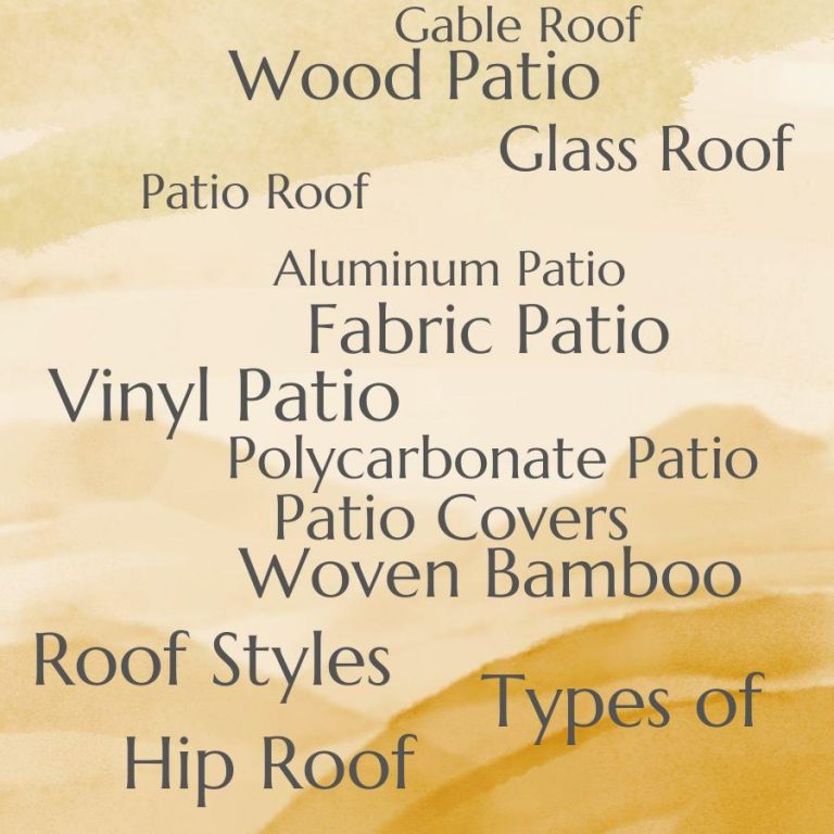 Types of Roof for Patio