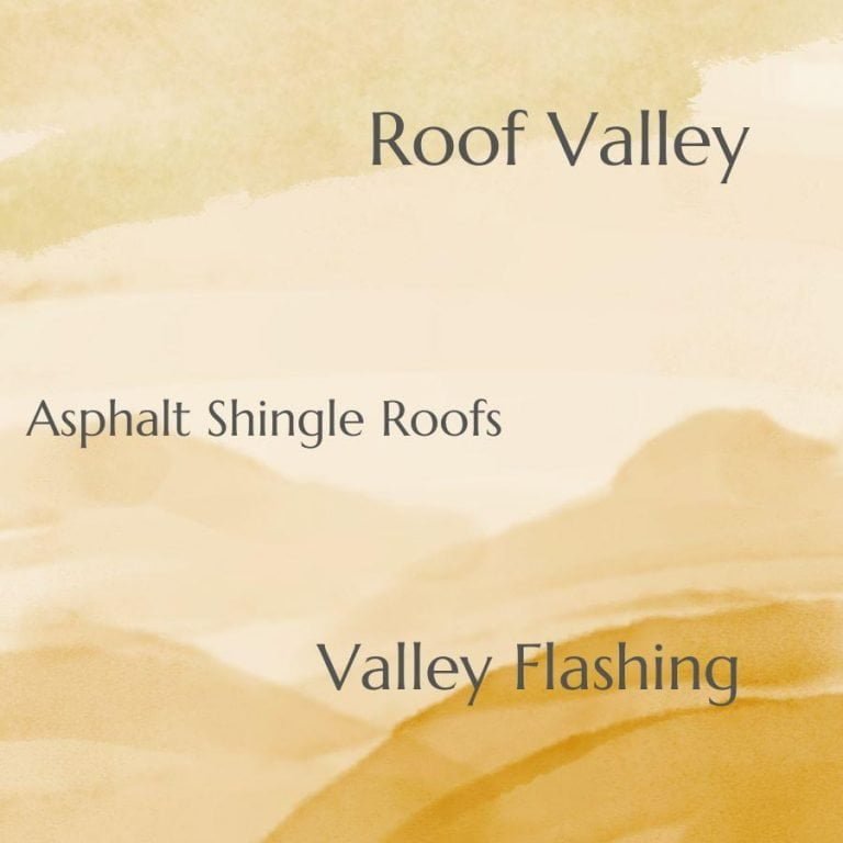 Types of Roof Valley Flashing