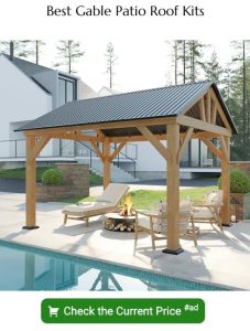 Top 20 Gable Patio Roof Design Ideas for a Stunning Home Exterior